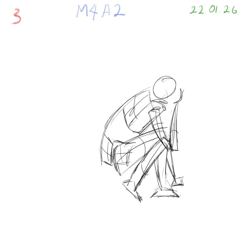 Gesture Drawing: Dynamic Form Gestures – 19 – Sumine