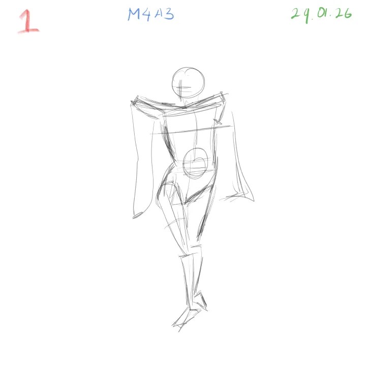Gesture Drawing: Anatomical Gestures – 5 – Sumine