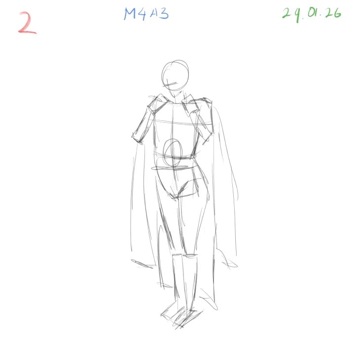 Gesture Drawing: Anatomical Gestures – 5 – Sumine