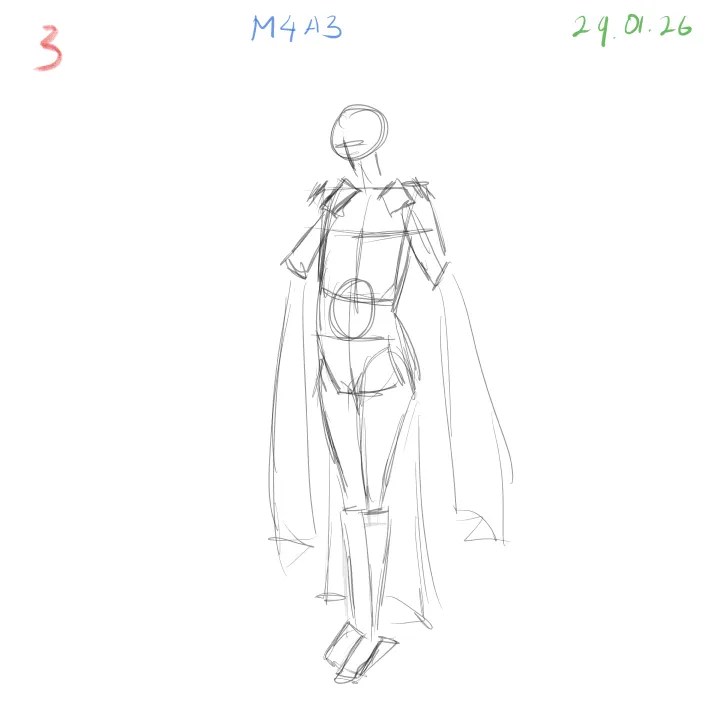 Gesture Drawing: Anatomical Gestures – 5 – Sumine